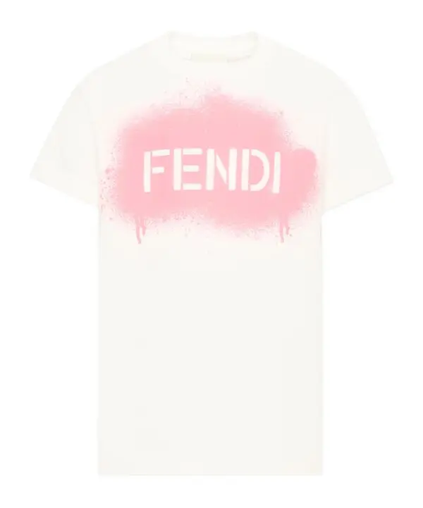 Fendi Spray-paint Logo T-shirt