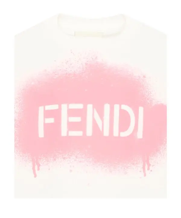 Fendi Spray-paint Logo T-shirt