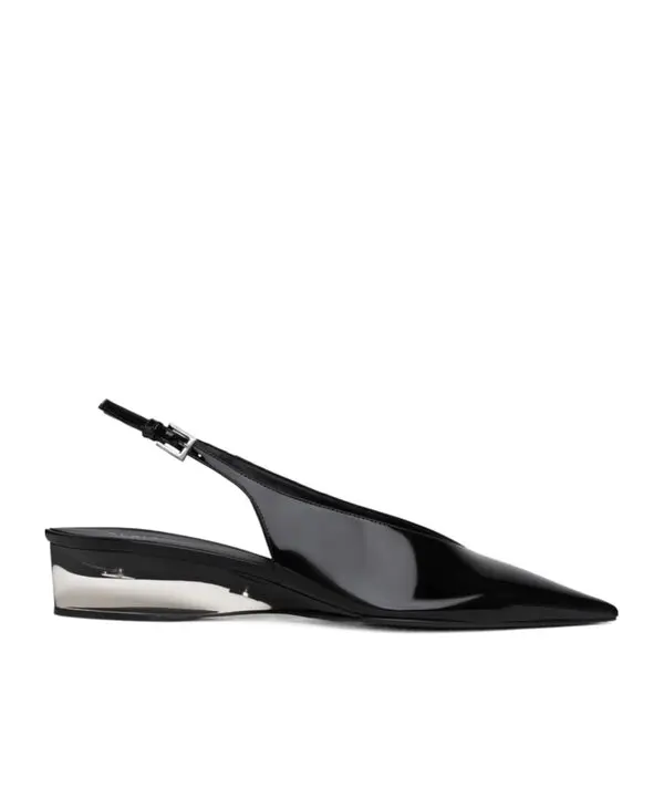 Alaïa Patent-leather Slingback Pumps