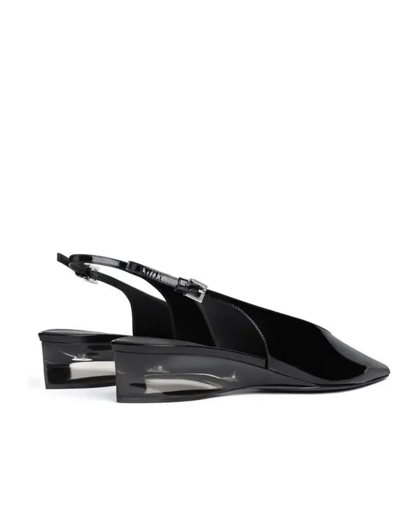 Alaïa Patent-leather Slingback Pumps