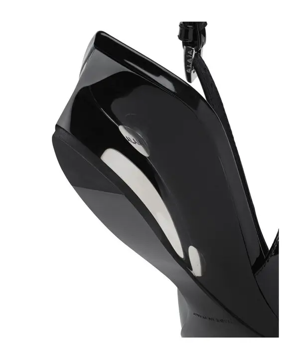 Alaïa Patent-leather Slingback Pumps