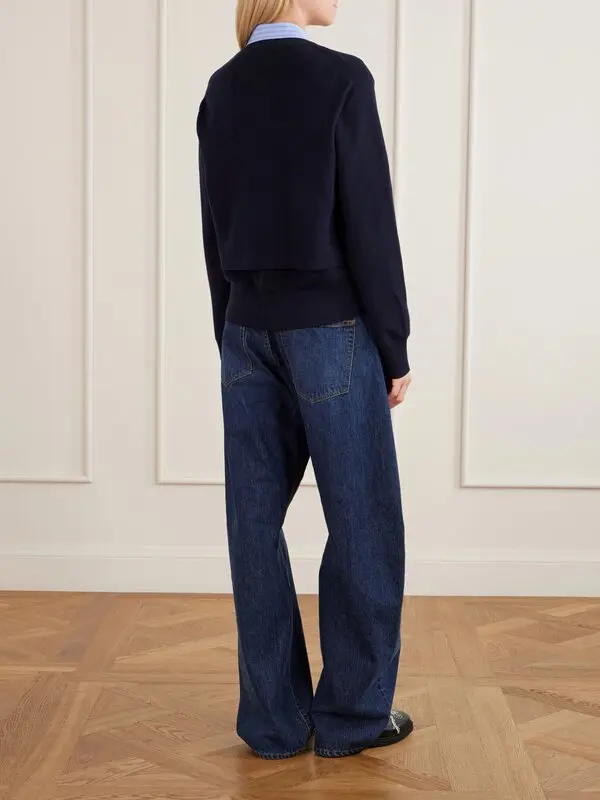 Sacai Layered Button-up Cardigan