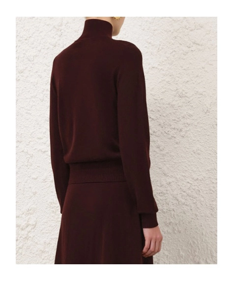 Zimmermann Valiant Merino Lace Turtleneck
