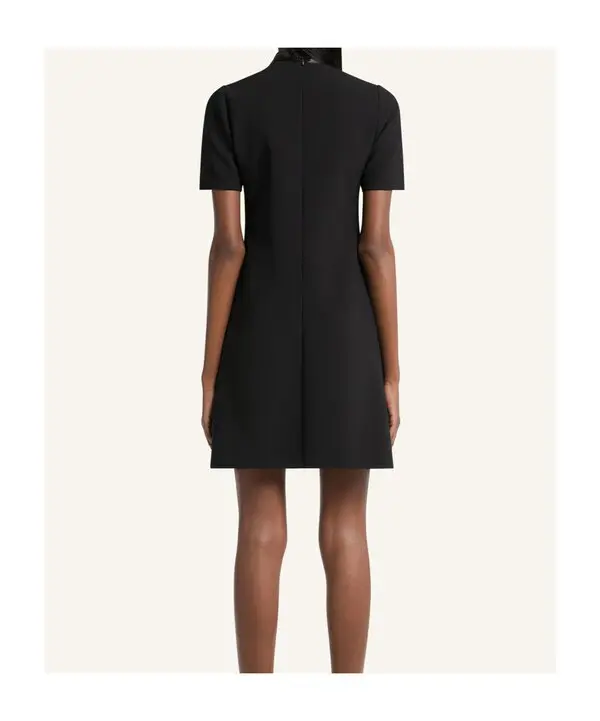COURREGES A-line Mini Dress With Vinyl Collar