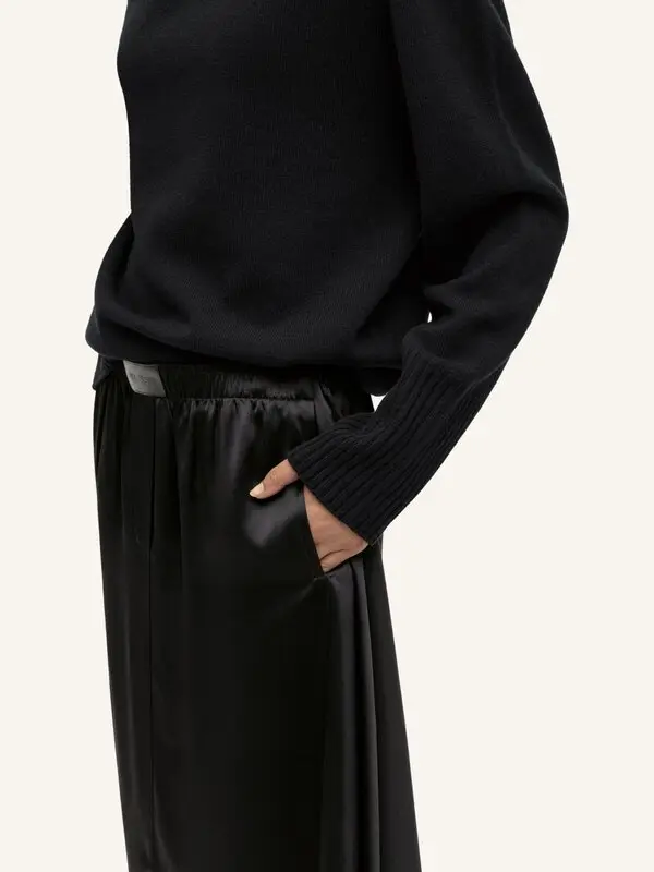 COURREGES Draped Satin Skirt