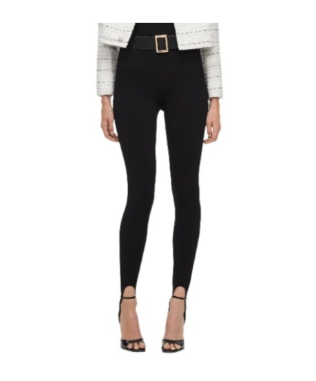 SELF-PORTRAIT Knit Stirrup Leggings