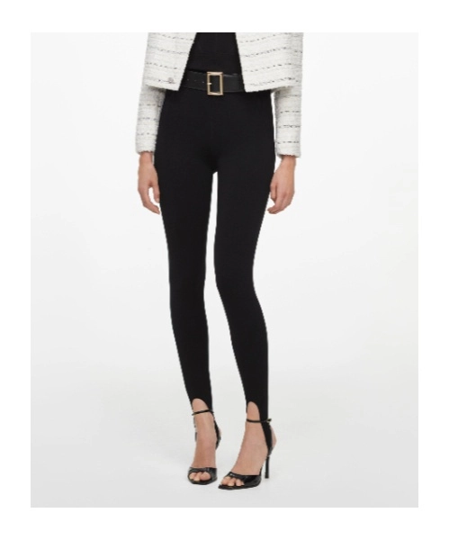 SELF-PORTRAIT Knit Stirrup Leggings