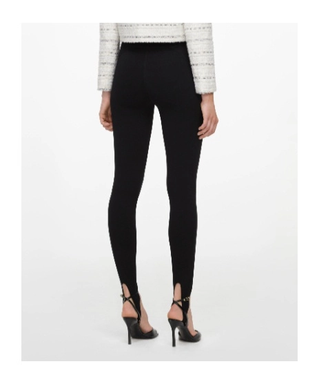 SELF-PORTRAIT Knit Stirrup Leggings