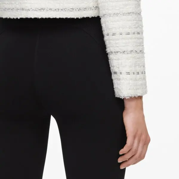 SELF-PORTRAIT Knit Stirrup Leggings