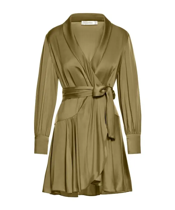 Zimmermann Long-sleeved Belted Dress