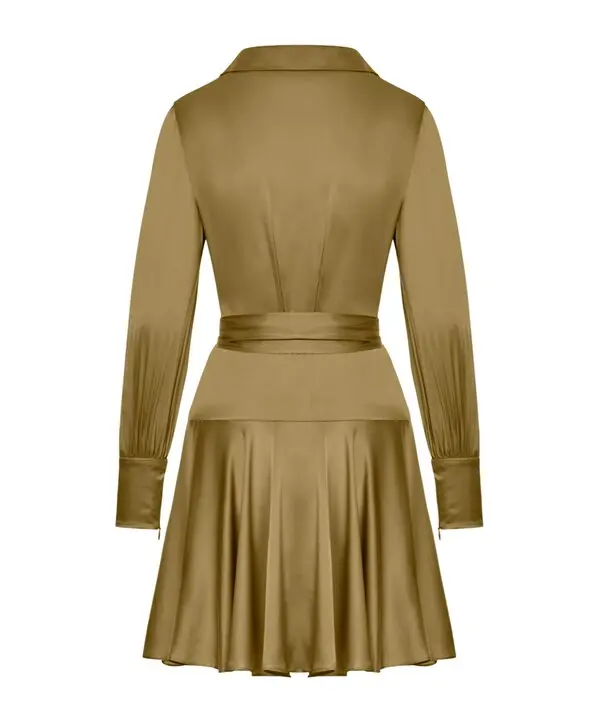 Zimmermann Long-sleeved Belted Dress