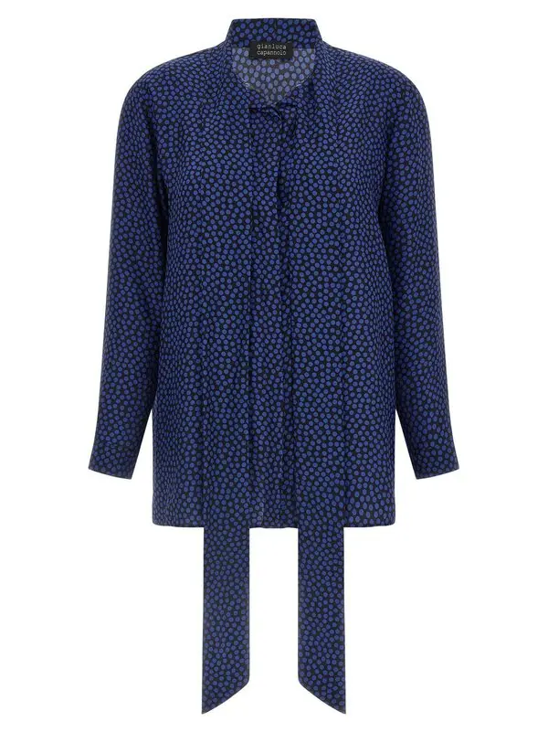 GIANLUCA CAPANNOLO Katherine Shirt With Polka Dot Print