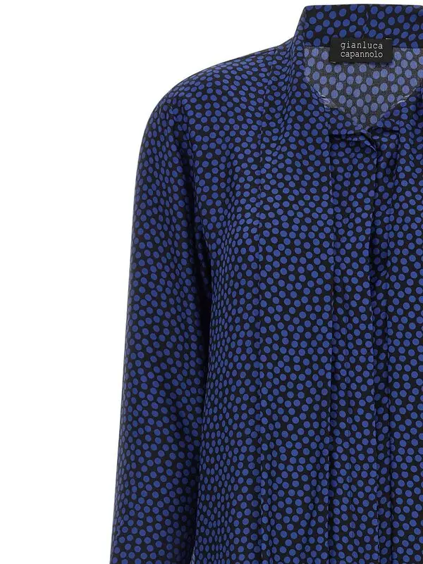 GIANLUCA CAPANNOLO Katherine Shirt With Polka Dot Print