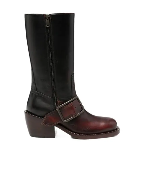 Dries Van Noten Square-toe Tall Boots