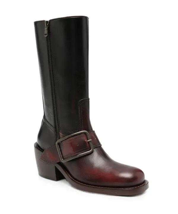 Dries Van Noten Square-toe Tall Boots