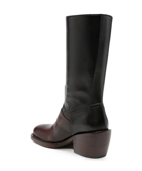 Dries Van Noten Square-toe Tall Boots