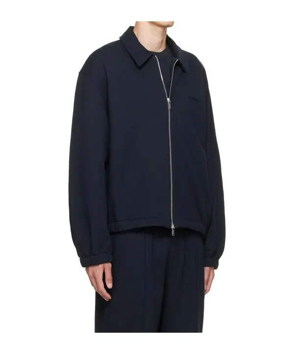 Helmut Lang Collared Long-sleeved Casual Jacket