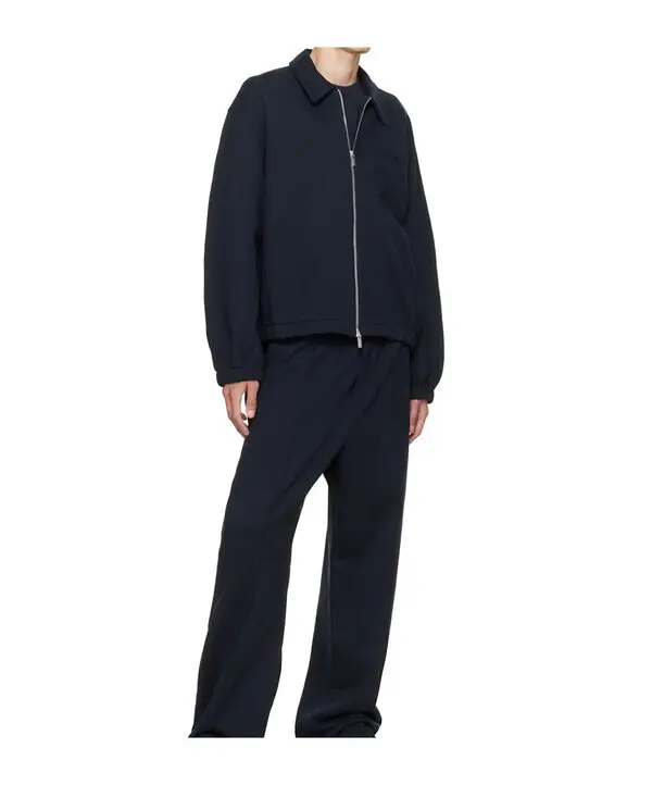 Helmut Lang Collared Long-sleeved Casual Jacket