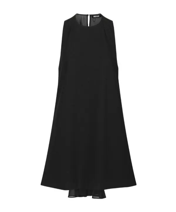 ROTATE BY BIRGER CHRISTENSEN Crepe A-line Mini Dress With Chiffon Embellishments