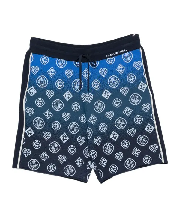 Casablanca Letter-pattern Knit Shorts