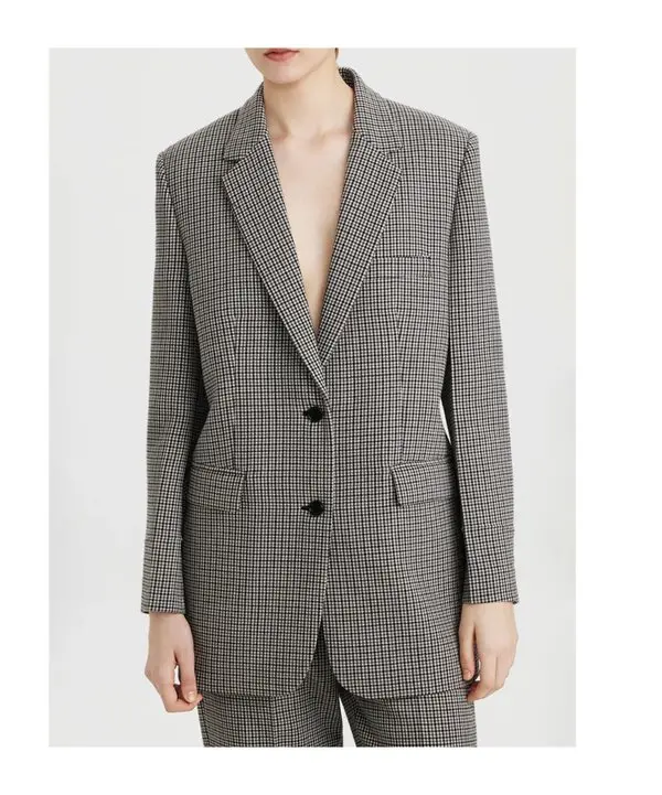 Ports 1961 Check Wool Blazer