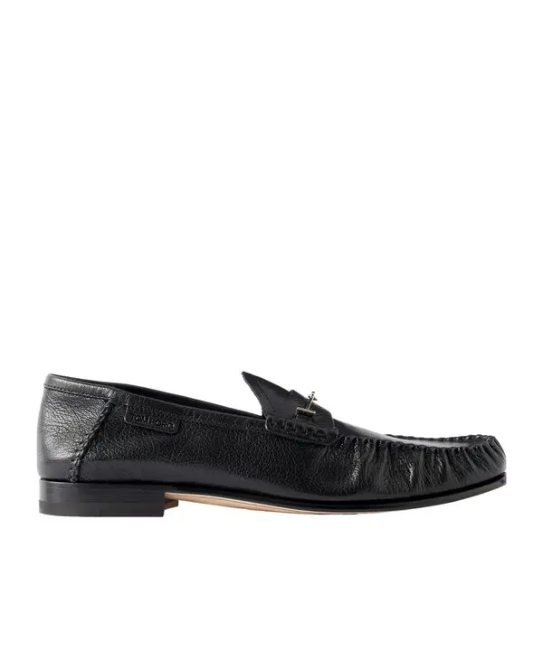 TOM FORD Embellished Leather Loafers