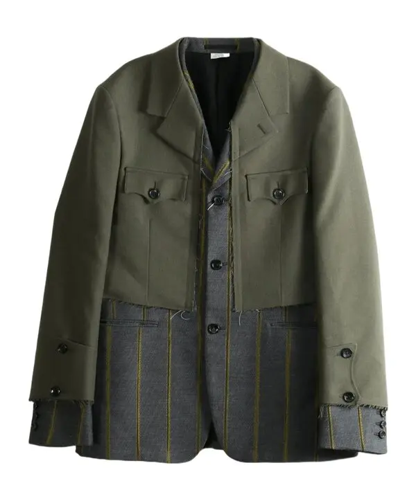 Comme Des Garçons Long-sleeved Suit Jacket