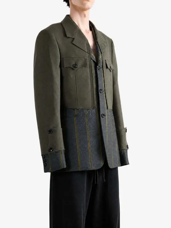 Comme Des Garçons Long-sleeved Suit Jacket