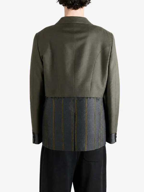 Comme Des Garçons Long-sleeved Suit Jacket
