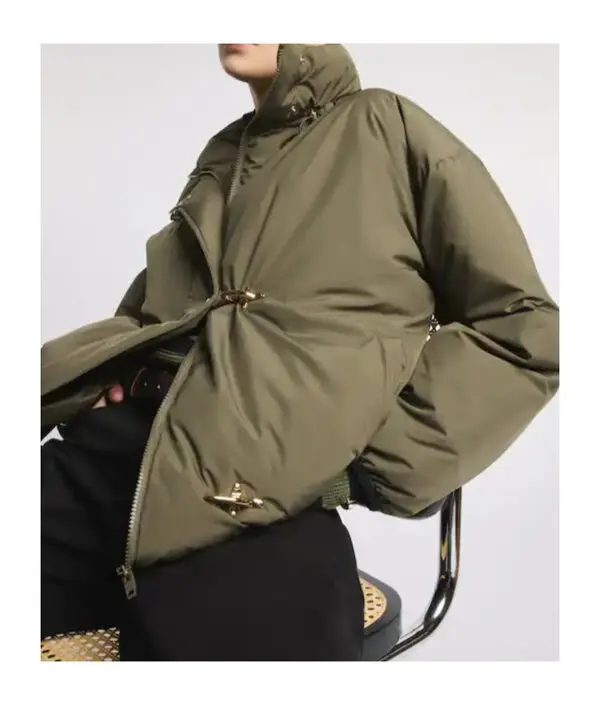 FAY Microfiber Bomber Jacket With Stand Collar