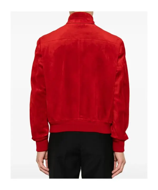 TOM FORD Long-sleeved Suede Leather Jacket