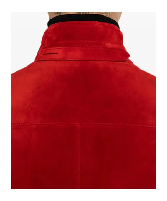 TOM FORD Long-sleeved Suede Leather Jacket