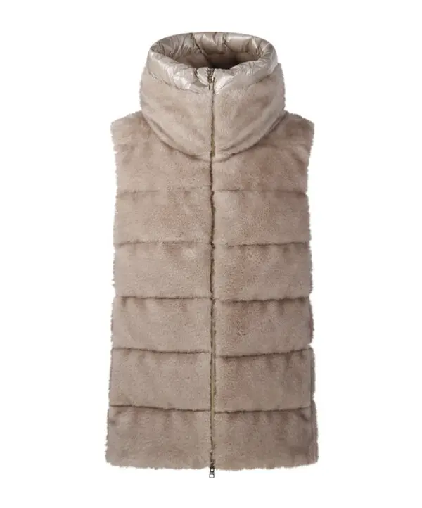 Herno High-neck Sleeveless Vest