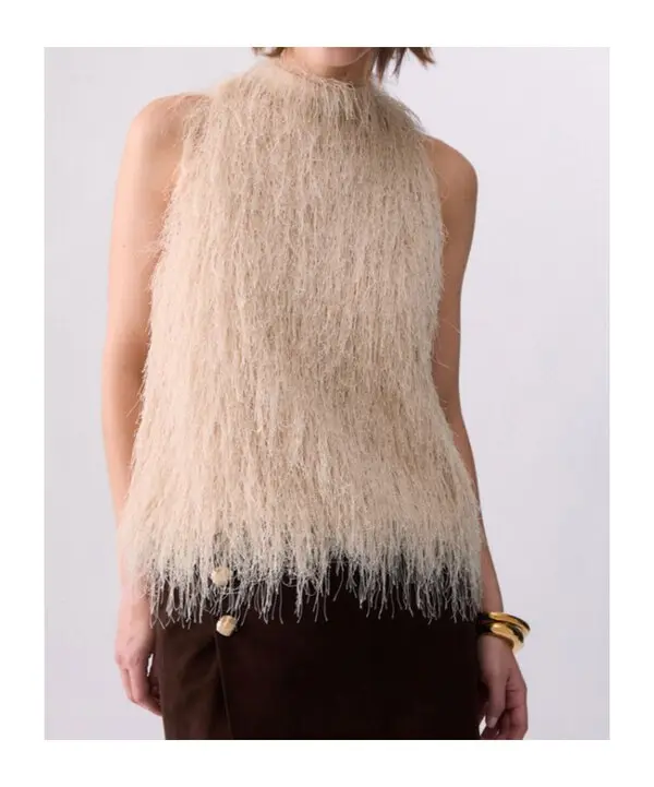 Liu Jo Fringed Top