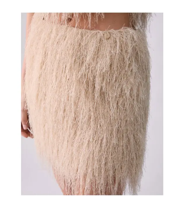 Liu Jo Fringe Mini Skirt