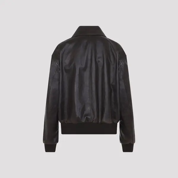 Prada Long-sleeved Leather Jacket