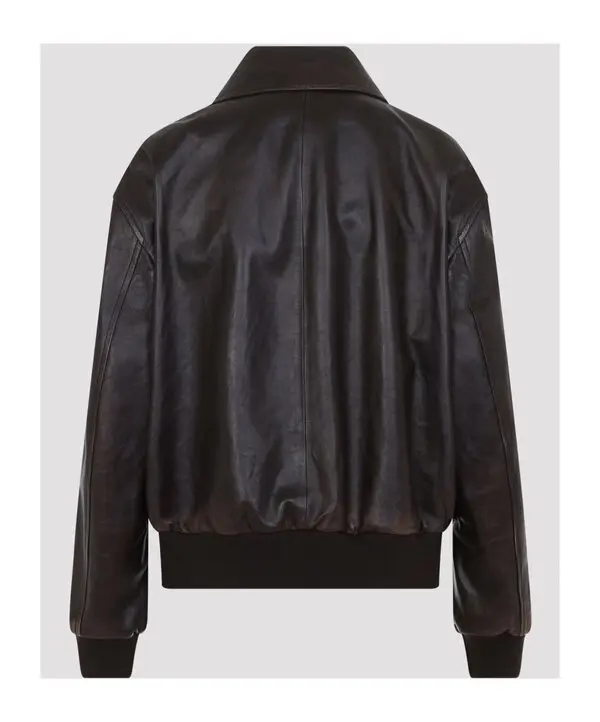 Prada Leather Bomber Jacket