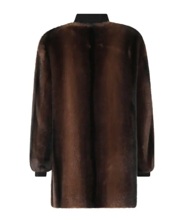 ERMANNO FIRENZE Faux-fur Zip-up Jacket