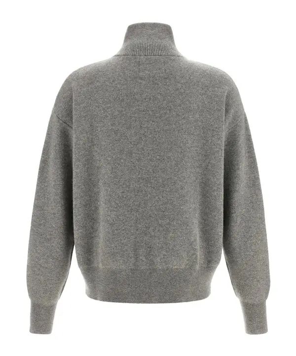 Extreme Cashmere Long-sleeved Zip-up Cardigan