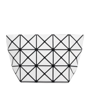 Issey Miyake Geometric Clutch - White