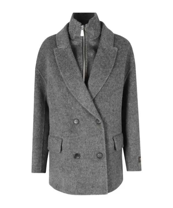 ERMANNO FIRENZE Double-breasted Short Coat - No