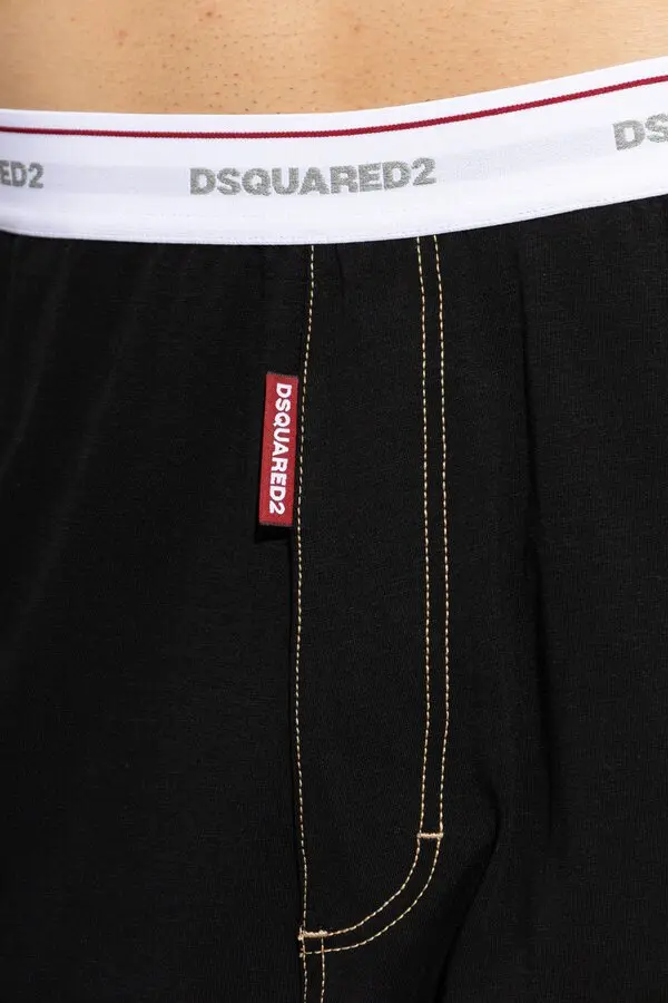 Dsquared2 Elasticated Waist Casual Trousers