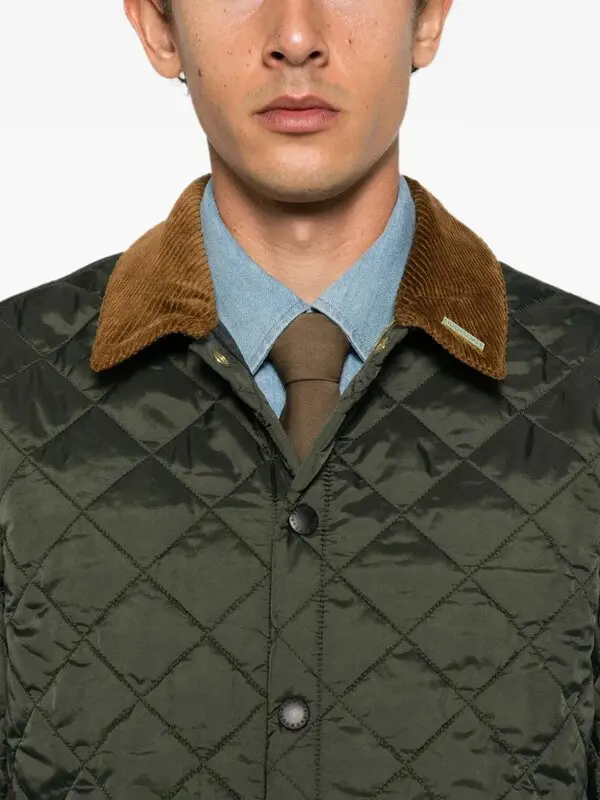 Barbour Quilted Long Sleeve Jacket - Sage