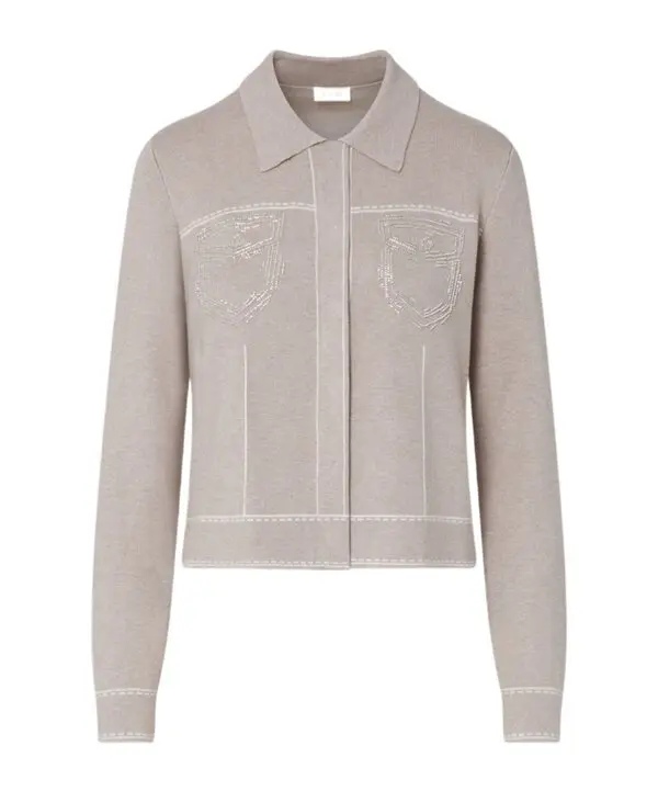 Liu Jo Knit Jacket With Beads
