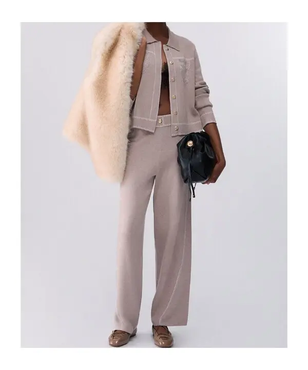 Liu Jo Knit Jacket With Beads
