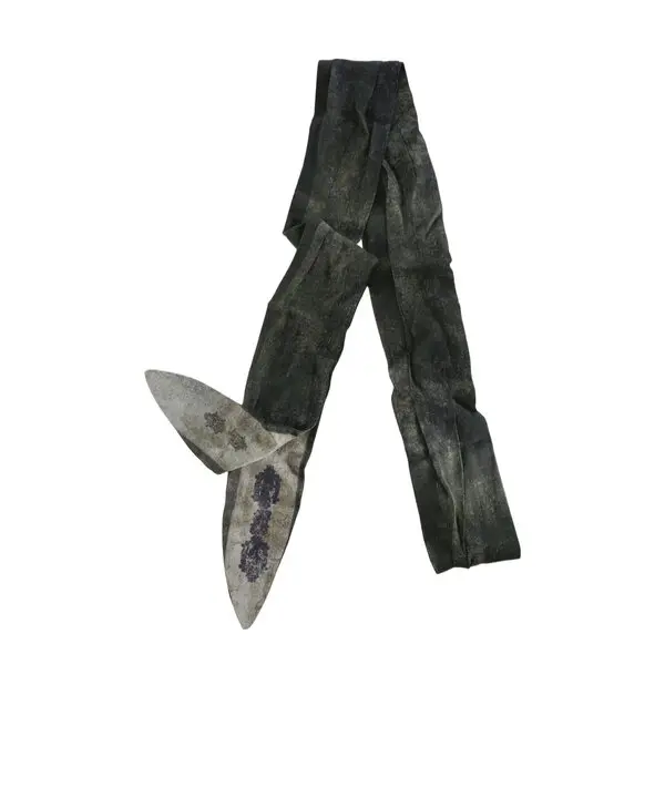 ZIGGY CHEN Printed Silk Scarf