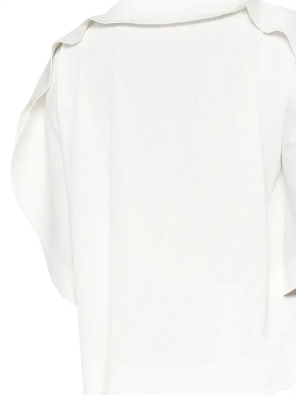 Issey Miyake A-poc Slice Pleated Top - White