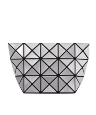 Issey Miyake Zip-top Clutch - Silver