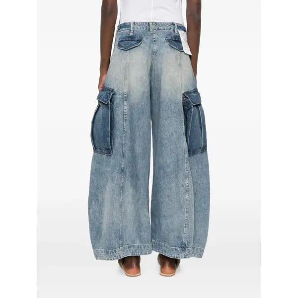 R13 Siouxsie Field Cargo Jeans - Blue