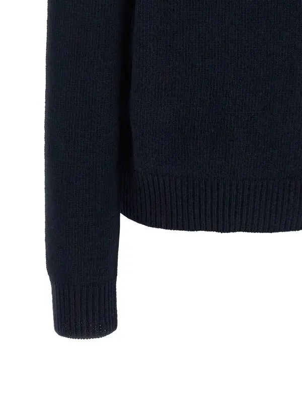 Prada Embellished Button-up Cardigan - Navy Blue